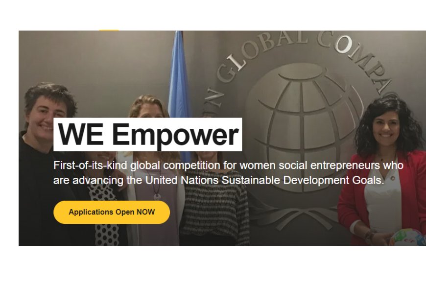 We Empower UN SDG Challenge 2024 for Women Social Entrepreneurs (Funded ...