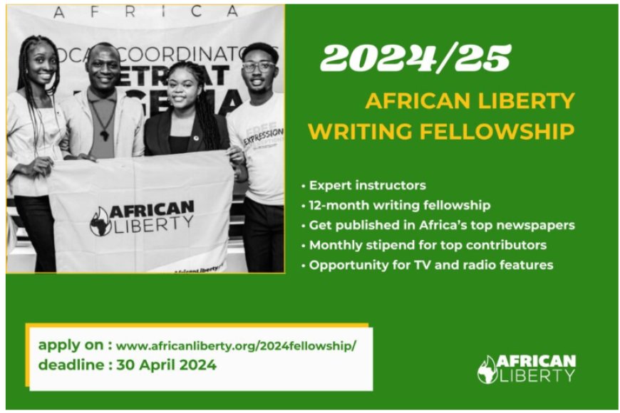 The African Liberty Writing Fellowship - Eureka Learners - Blog